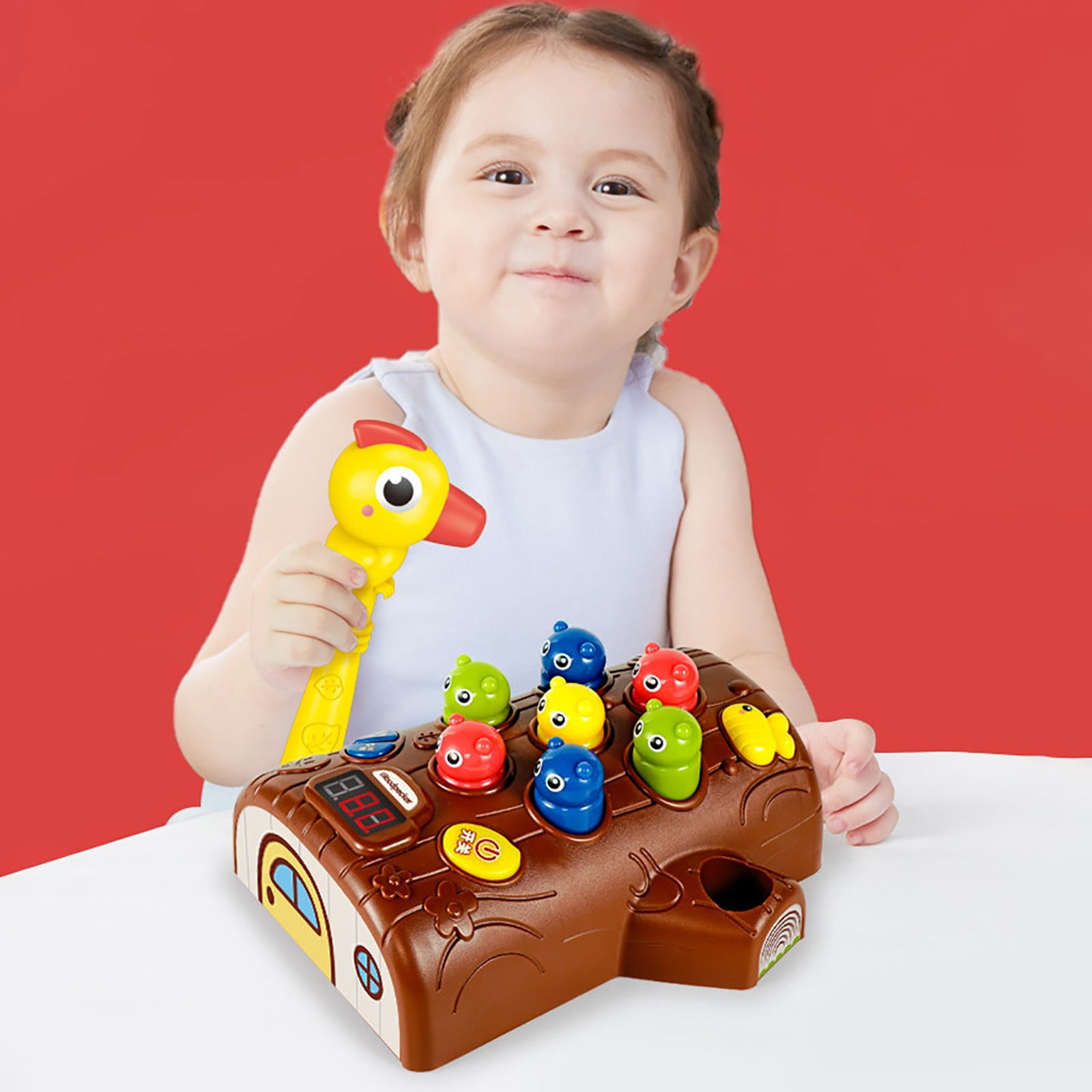 Gift for Kids Toy Hammer Game Toy Set with Sound Effects Music and ...