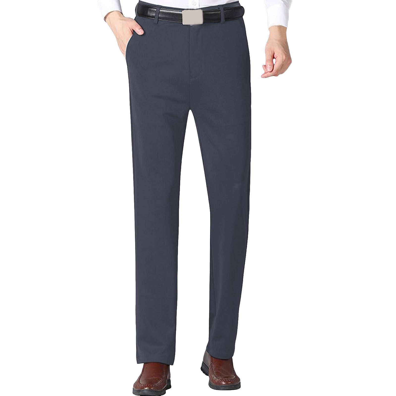 Click here for Ediodpoh Mens Casual Long Pants Non Ironing Dress... prices