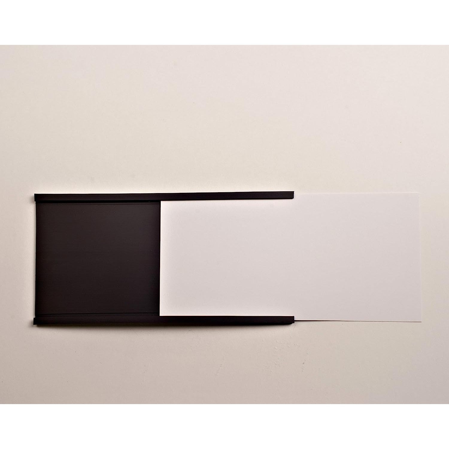 3.12" x 6" Magnetic Data Cardholder C-Channel Shelf Labels - 25 Pack ...