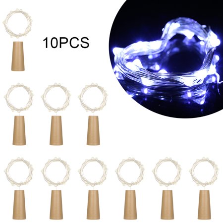 4.5V 1.2W 2Meters 20 LED Copper Wire Fairy String Light 10 Pack White ...