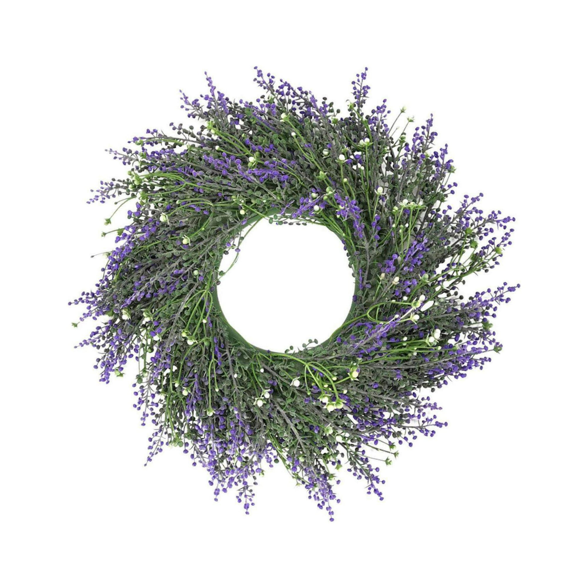 Click here for Ruiboury Artificial Lavender Wreath Garland Door F... prices