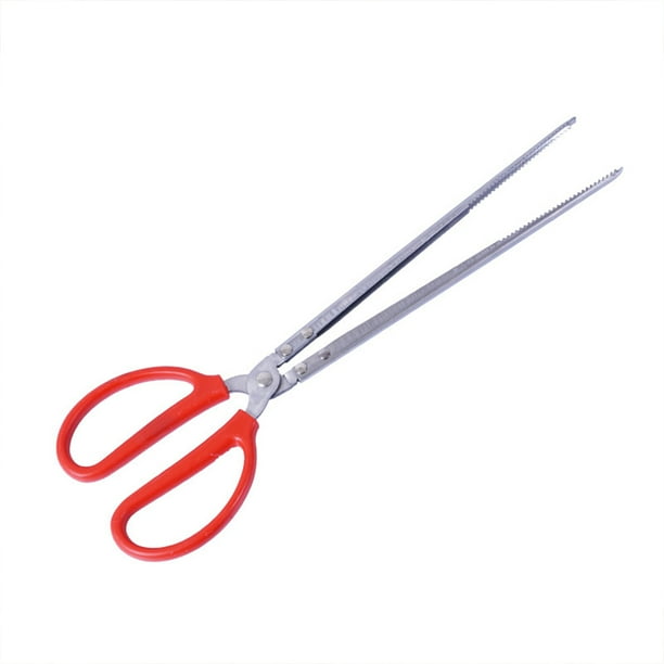 Reptile Feeding Tongs, 11inch/15inch Long Tweezers Feeding Tong Clamps ...