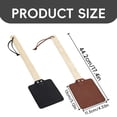 UYUH Efficient PU Leather Fly Swatters Heavy Duty Flyswatter with Wood ...