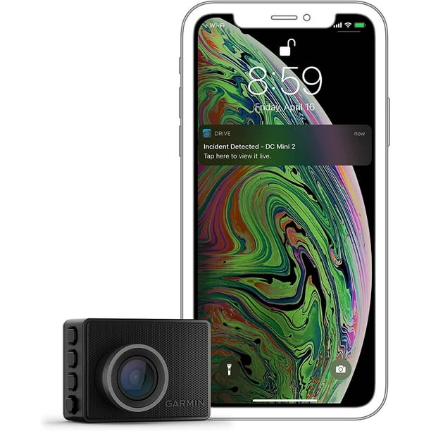 Garmin Dash Cam 47, 1080p and 140-degree FOV, Monitor Your Vehicle ...