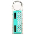 4-In-1 Multifunctional Ruler with Calculator, Magnifier and Protractor ...