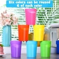 Chainplus Set of 12 Unbreakable Plastic Tumblers,13.5oz Reusable Kids ...