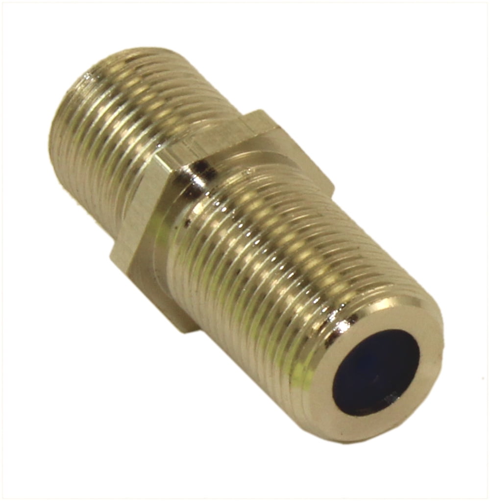 Coax Coupler Adapter, Nickel Plated (RG59/RG6) 2.4Ghz Support (High ...