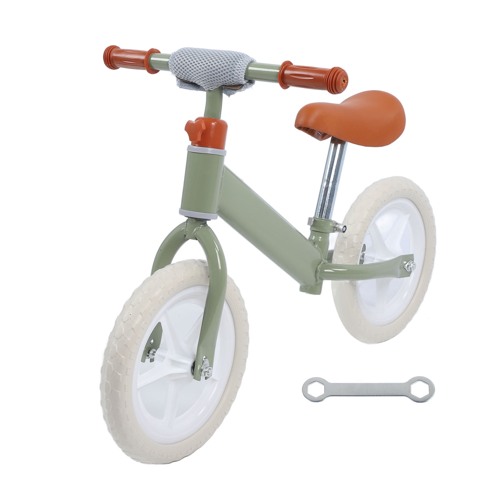 Children Balance Bike,No Pedal Bike with 2 Silence Wheels Adjustable Soft Seat Baby for 26 Year ...
