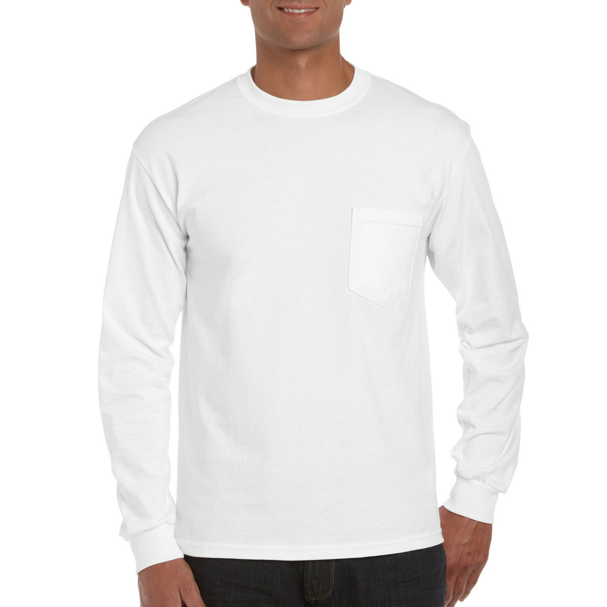 Click here for Gildan Mens Ultra Cotton Long Sleeve T-Shirt With... prices