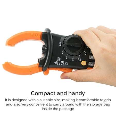 PM2108 Smart AC/DC Clamp Digital Meter Compact AC Current Measurement ...