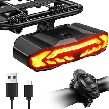 Bike Smart Rear Light with Alarm Lock, Anti-theft Bicycle Alarm Tail ...
