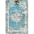nuLOOM Jemma Distressed Medallion Area Rug - Walmart.com