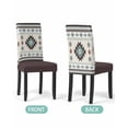 Chair Covers Set of 6, Farm Aztec Bohemian Geometric Removable ...