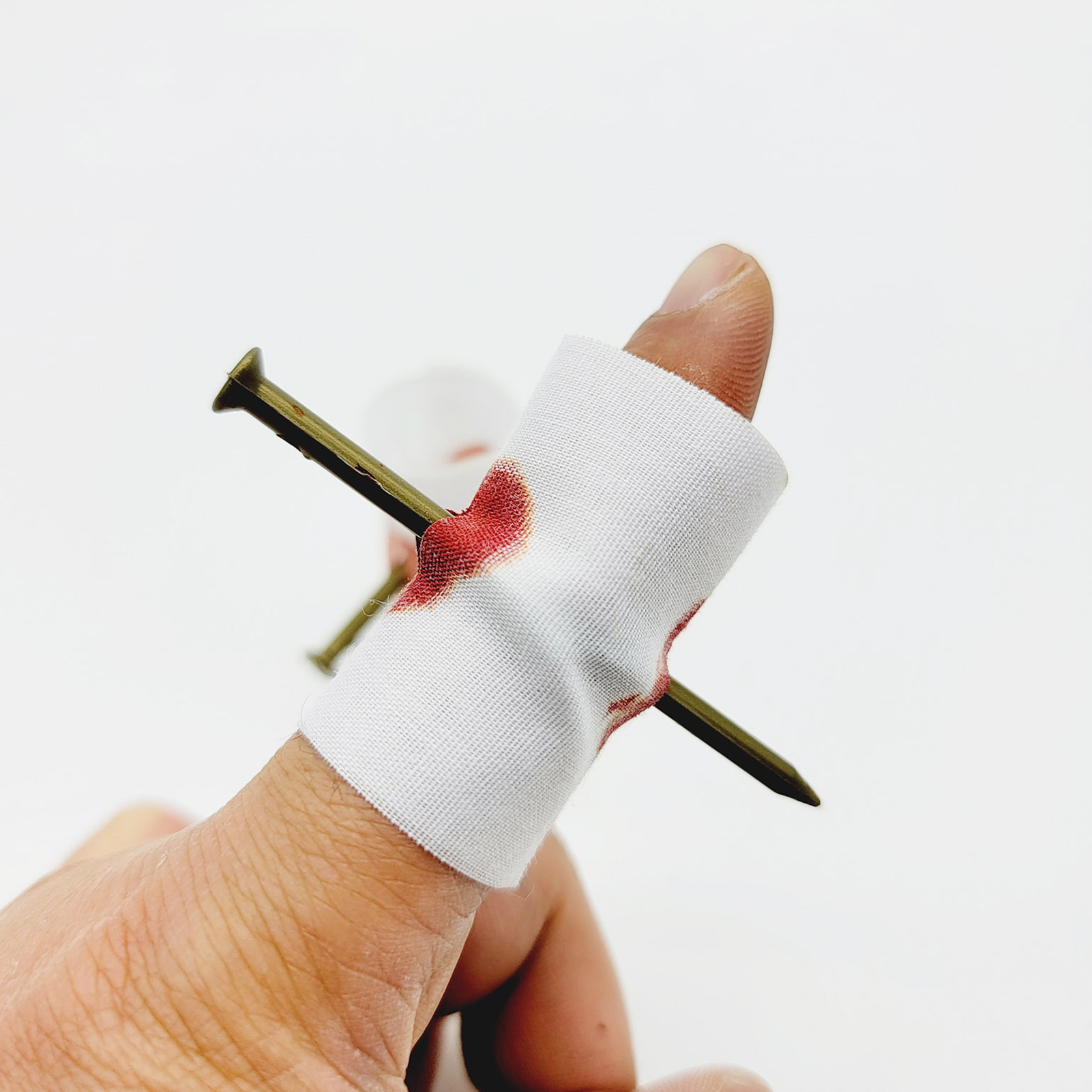 Waroomhouse 5 Pcs/Set Halloween Fool Toys Blood Bandage Plastic Prank ...