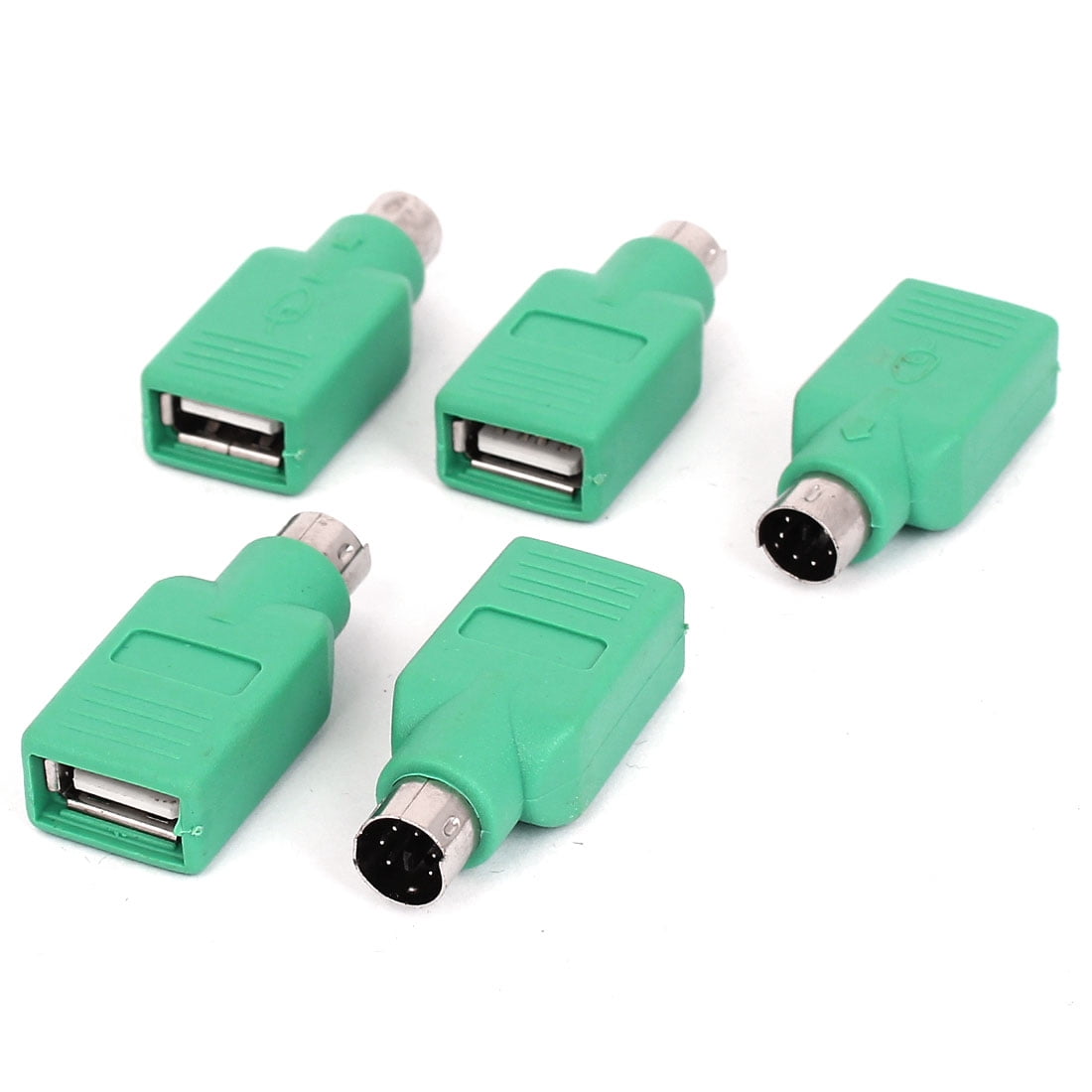 PS/2 to USB Adapter Converter Connector Blue for Keyboard Mouse ...