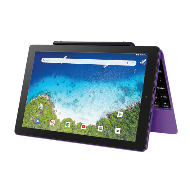 RCA Viking Pro 10.1″ Android 2-in-1 Tablet 32GB Quad Core, Purple ...