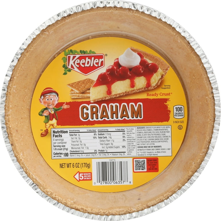 Keebler Ready Crust Graham Cracker Crust (12/Case), 50% OFF