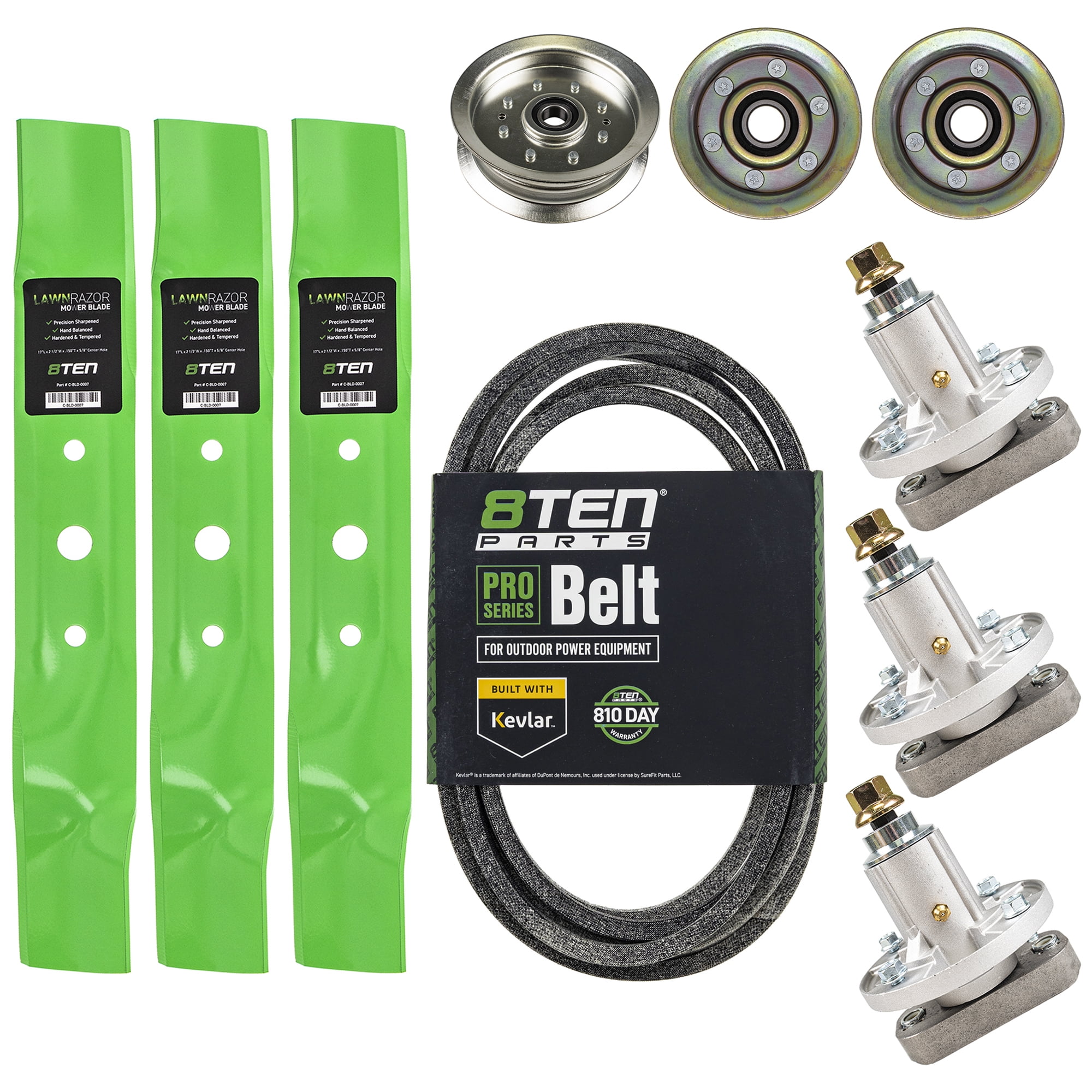 Click here for 8ten Deck Rebuild Kit Blade Spindle Idler For John... prices