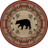 Mayberry Rug HS4882 5X8 5 ft. 3 in. x 7 ft. 3 in. Hearthside Woodlands ...