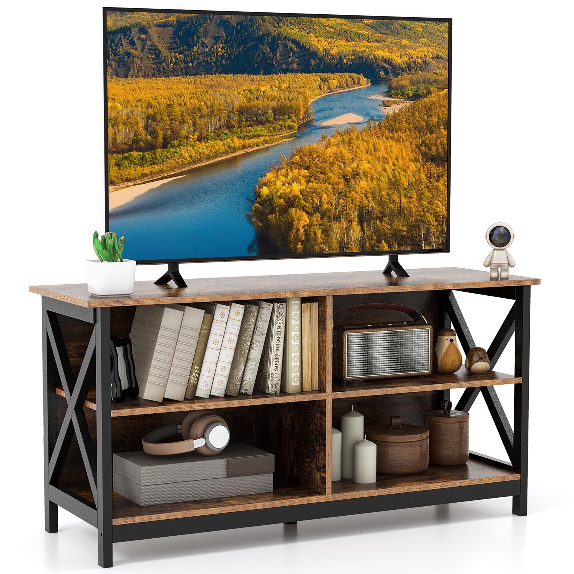 Click here for Gymax Tv Stand For Tvs Up To 55 Entertainment Cent... prices