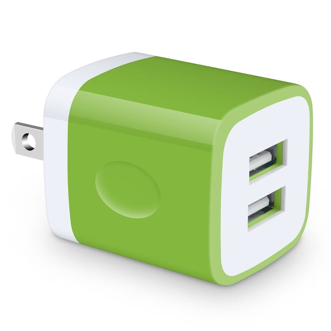 Charger Block,USB Wall Charger Adapter,AILKIN 2.1A Dual Port Fast ...