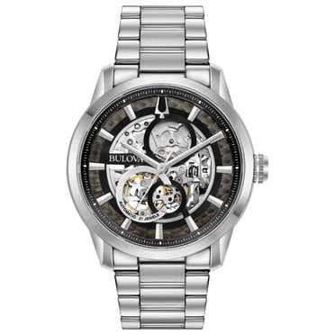 Bulova Special Edition Lunar Pilot Chronograph Black Dial Men's Watch ...