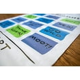 Jump to Conclusions Mat Office Space 40 x 24 in. White Vinyl Heavy Duty ...