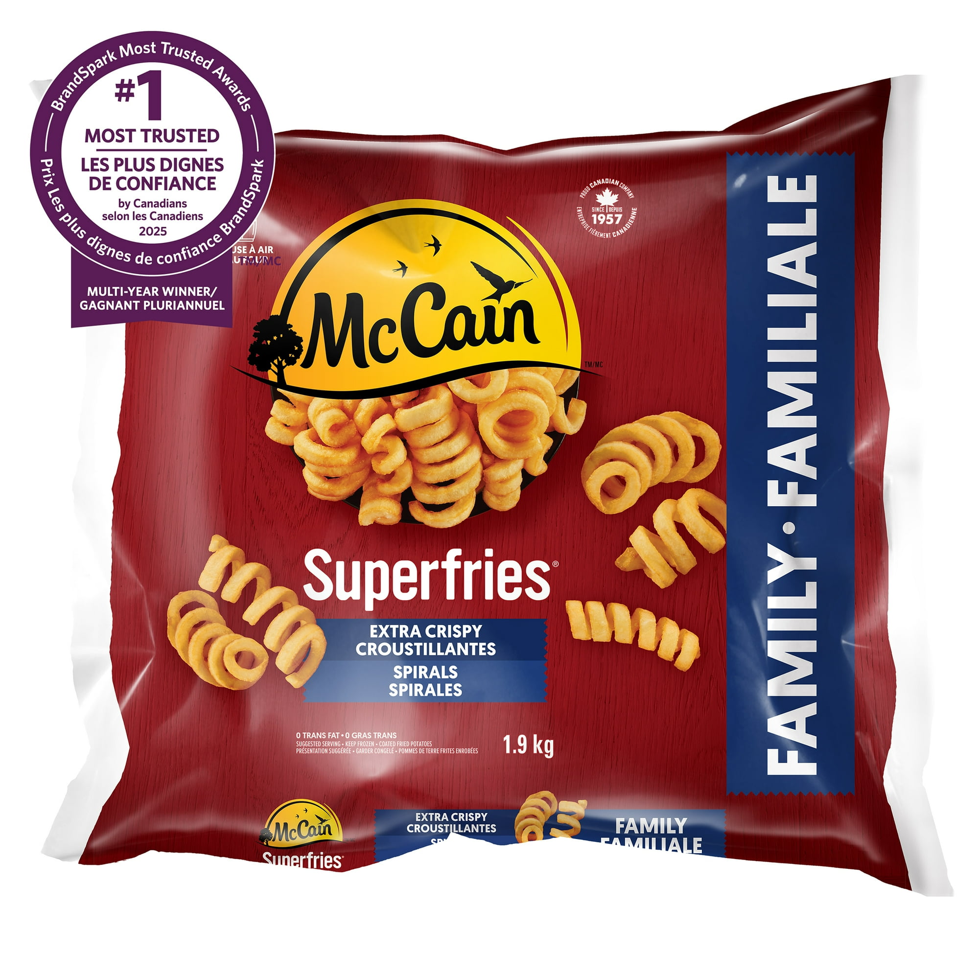 Click here for Mccain Superfries Extra Crispy Spirals - 1.9kg 1.9... prices