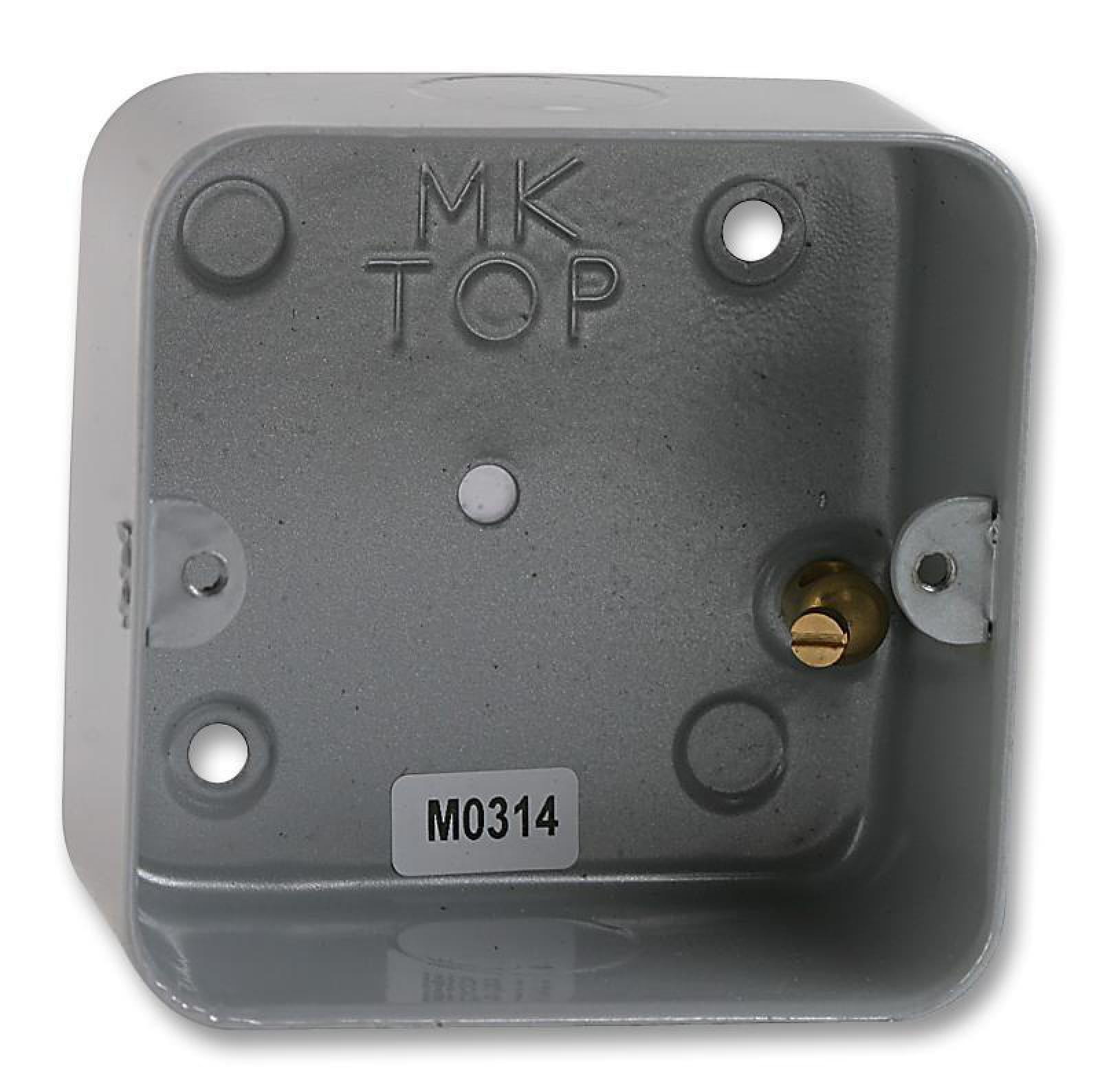MK - Grid Plus Metalclad 1 Gang Back Box - Walmart.com