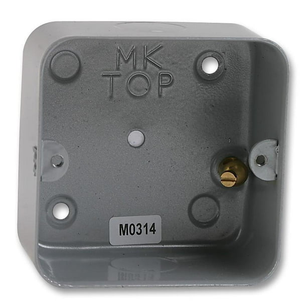 MK - Grid Plus Metalclad 1 Gang Back Box - Walmart.com