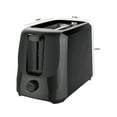 Mainstays 2 Slice Toaster Black with 6 Shade Settings Removable Crumb ...
