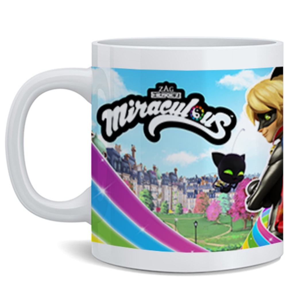 Miraculous Ladybug and Cat Noir Ceramic Coffee Mug - Australia | Ubuy