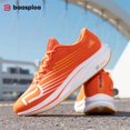 Baasploa Men'S Casual Running Shoes, Solid Color, All-Season, Lace-Up ...