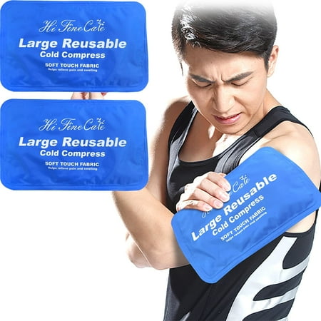 Reusable Gel Ice Pack,Hot Cold Pack for Muscle & Joint Pain,First Aid ...