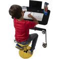 Kore Design™ Kids Sit-Stand Mobile Student Desk 31" to 38", Black ...