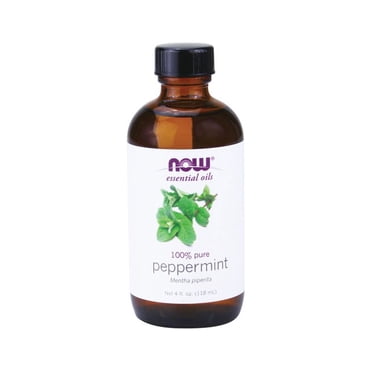 Now Foods Peppermint Oil 4oz + 1 Glass Dropper - Walmart.com