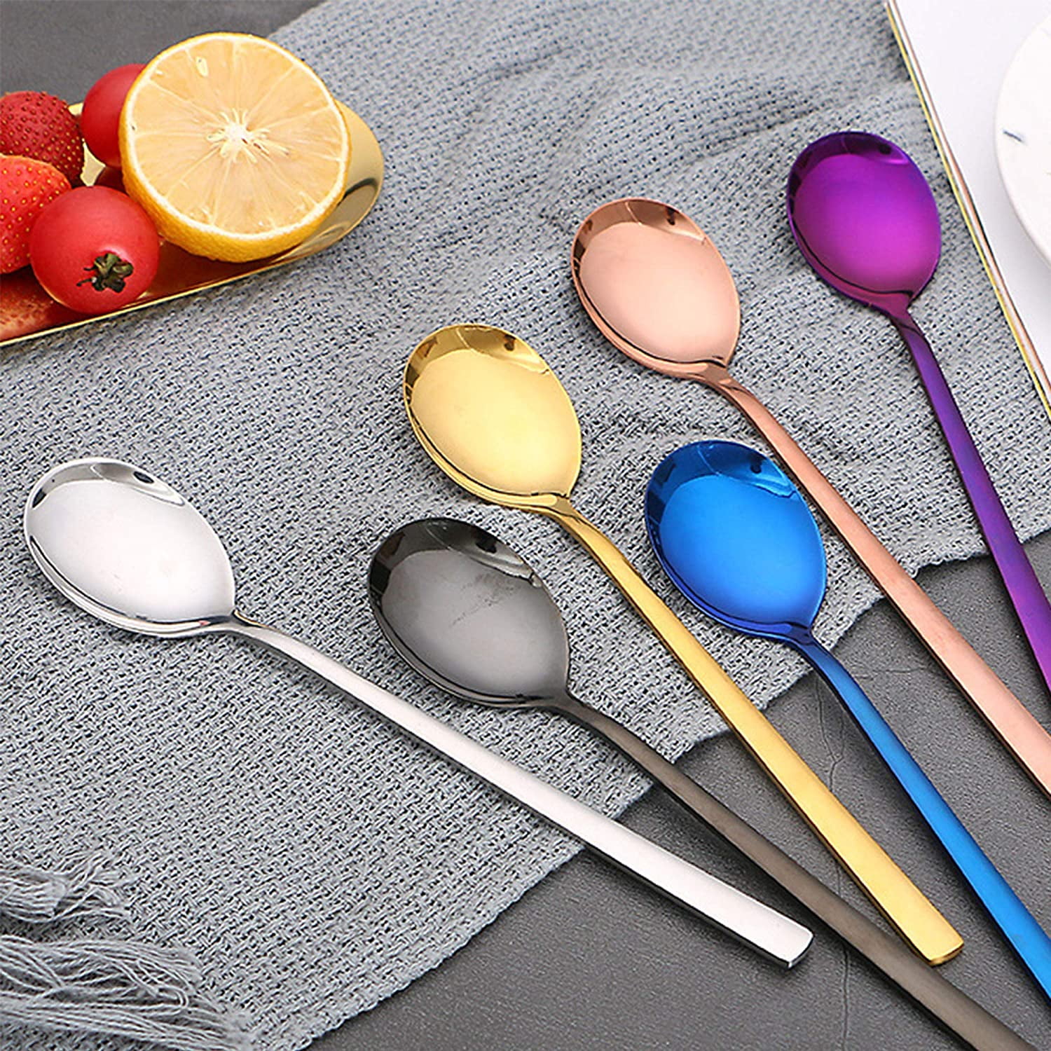 Click here for Supermandulit 6 Pcs Coffee Spoon Ice Cream Spoon... prices