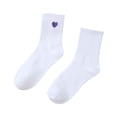 Fgnfyis Womens Fashion Solid Cute Heart Shaped Printed Socks for Women ...