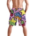 Fruits and Cakes Mens Swim Trunks Quick Dry Board Shorts Breathable Fit ...