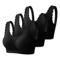 BESEW7 Women's Ice Silk Seamless Bras, Jelly Bras for Women Everyday ...