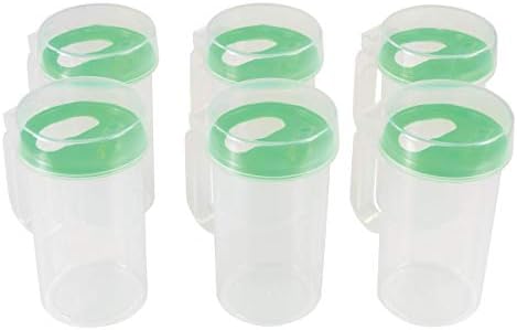 Kaplan Early Learning Kids Easy Pour Pitchers, Set Of 6 Clear ...