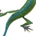 22"W, 5"H Multi Colored Metal Lizard Sculpture, by DecMode (2 Count ...