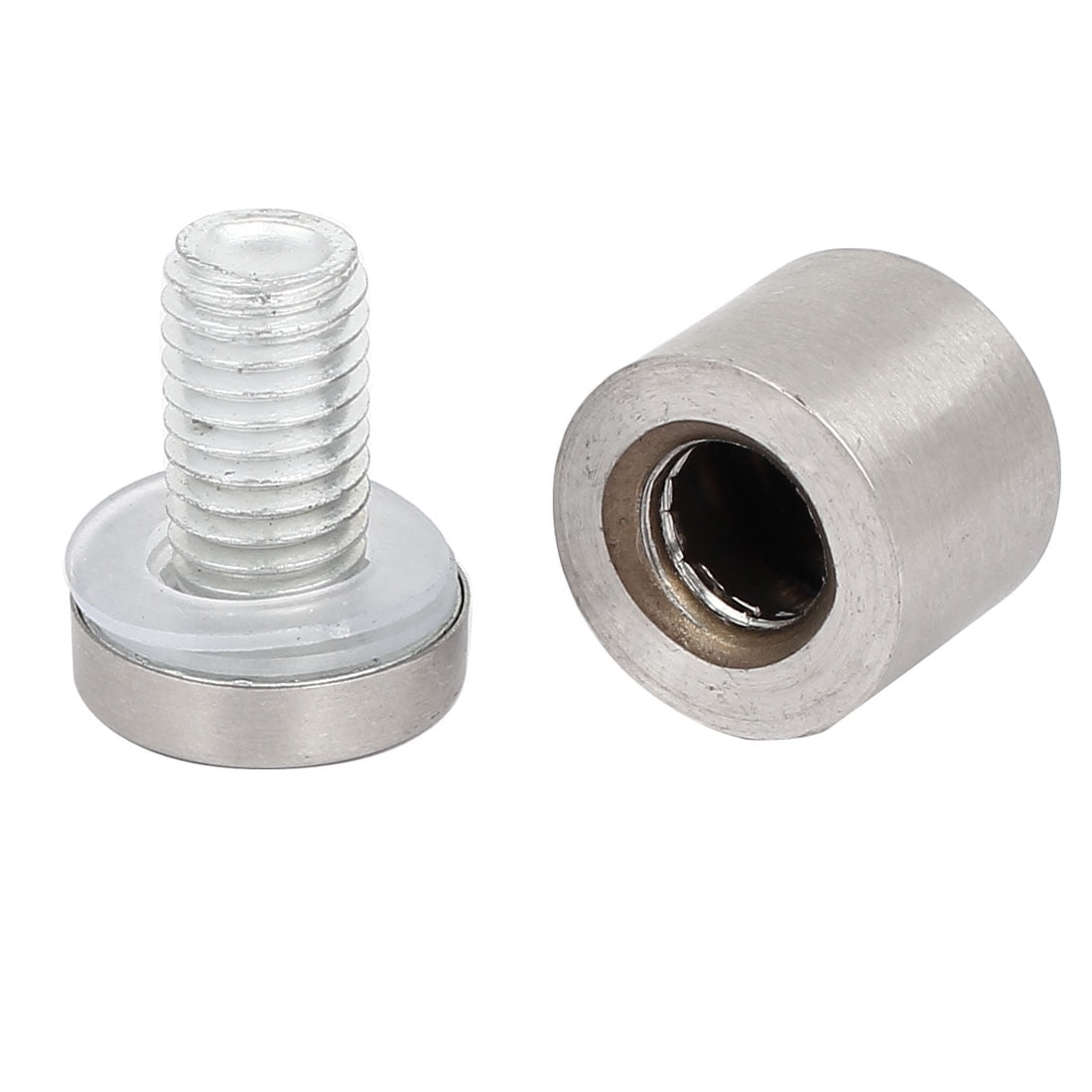 20mmx25mm Glass Table Spacers Standoff Fixing Fastening Screws Bolts ...