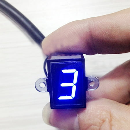 Universal Speedometer Motorcycle Display Sensor LED Digital Gear ...