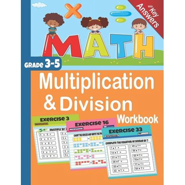 3rd Grade Math Workbook Multiplication and Division: Grade 3, Grade 4 ...