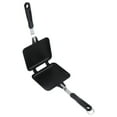 Sandwich Pan Breakfast Double Sided Frying Pan Flat Bottom Nonstick Sandwich Panini Maker Pan