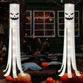 2pcs Spooky Windsock Halloween Ghostly Flag Outdoor Garden Yard Patio ...