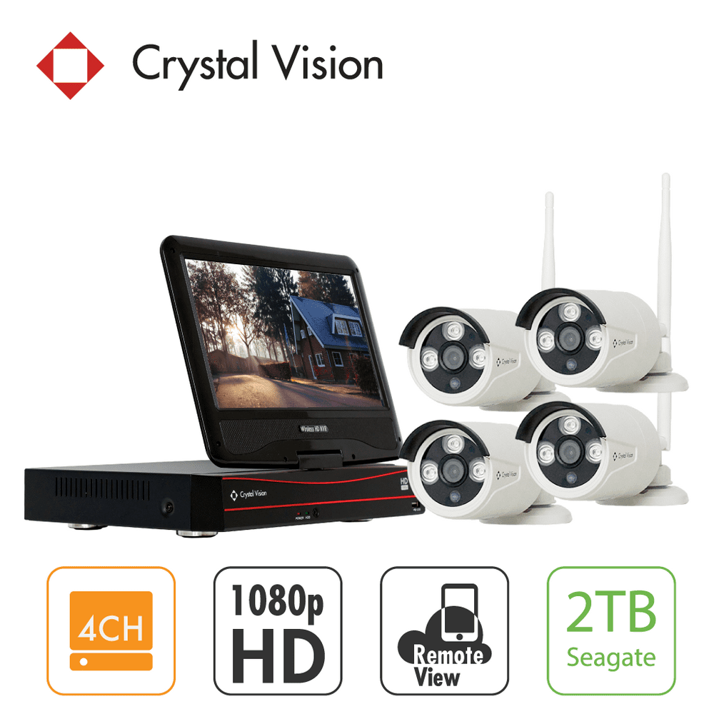 [4CH] Crystal Vision CVT804A-20WB All-in-One 1080P Full HD Wireless ...