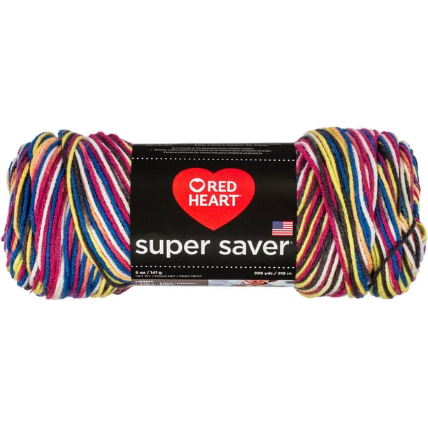 Red Heart Super Saver Pooling Yarn-Carnival - Walmart.com - Walmart.com