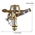 ANXPTIME 360 Degree Rotating Sprinklers Agriculture Lawn Watering ...